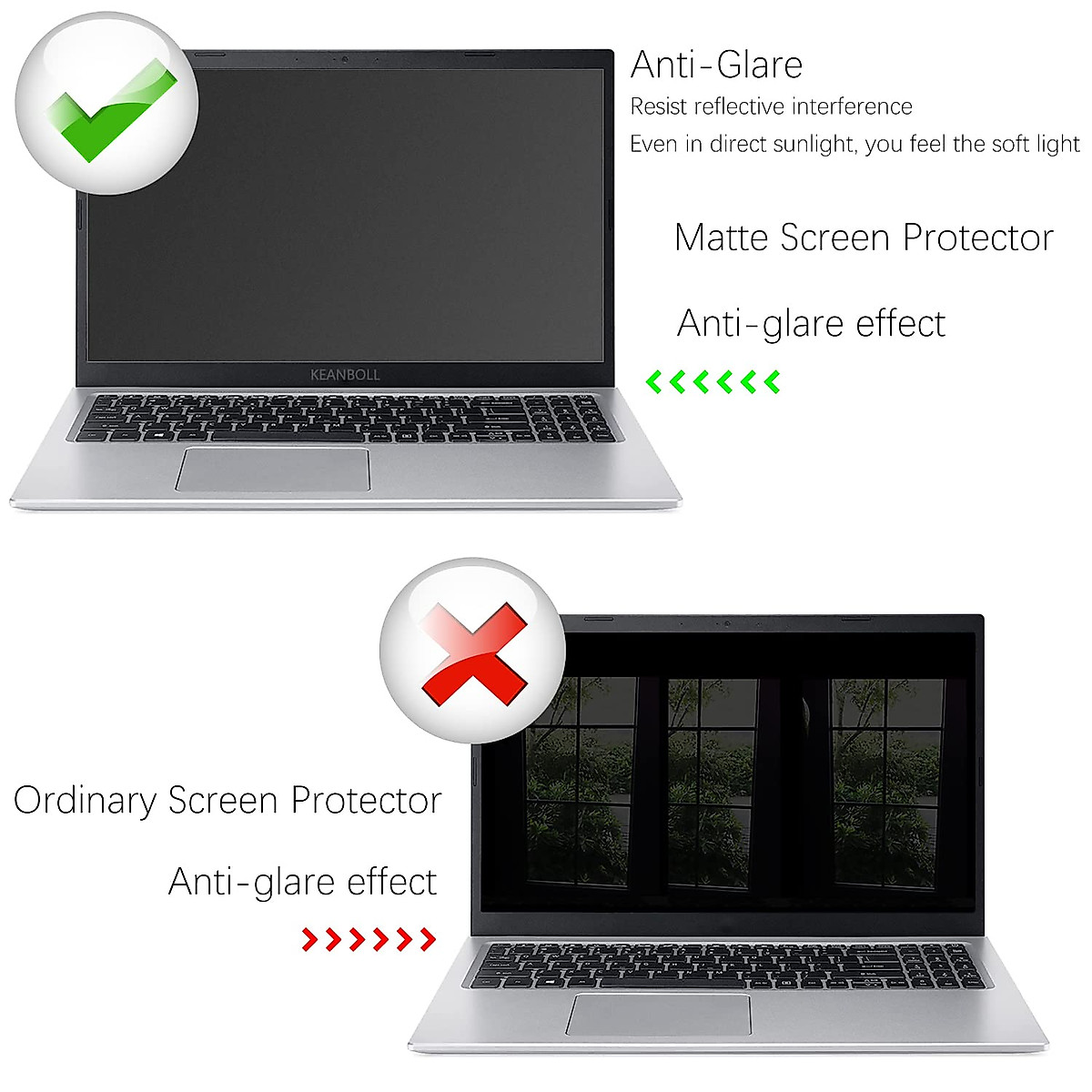 3 Pack Anti Glare Screen Protector for 13.3" Samsung Galaxy Book Flex2 /Flex/Alpha,Galaxy Book Pro/ Book lon/ Book S,Galaxy Chromebook 2, Notebook 9 Pro / Notebook 7 Series Laptop (13.3 inch)Anti Fingerprint Shield