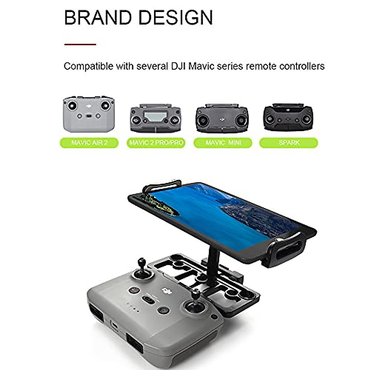 Yi Dong Adjustable Remote Controller Holder Mobile Phone Tablet Bracket for DJI Mavic Air 2S/Air 2/Mavic Mini 2/Mavic Min/Mavic 2/DJI Spark Controllers