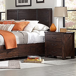 Magnussen Pine Hill Drawer Nightstand, Rustic