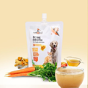 FurrMeals Ready to Serve Chicken Bone Broth | Gravy/Wet Dog Food | Treat for Dogs and Cats | 300ml x Pack of 3 | Joint Health Natural Supplement