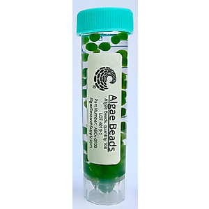 Algae Research and Supply: Algae Beads (Ready-to-go Algae Beads in Indicator- snap vials (x10))