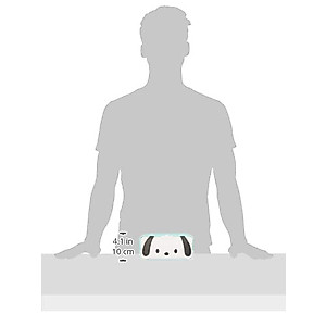 Tees Factory Sanrio Door Up Pen Pouch, 7.5 x 2.4 x 4.3 inches (19 x 6 x 11 cm), Pochacco SR-5540408PC