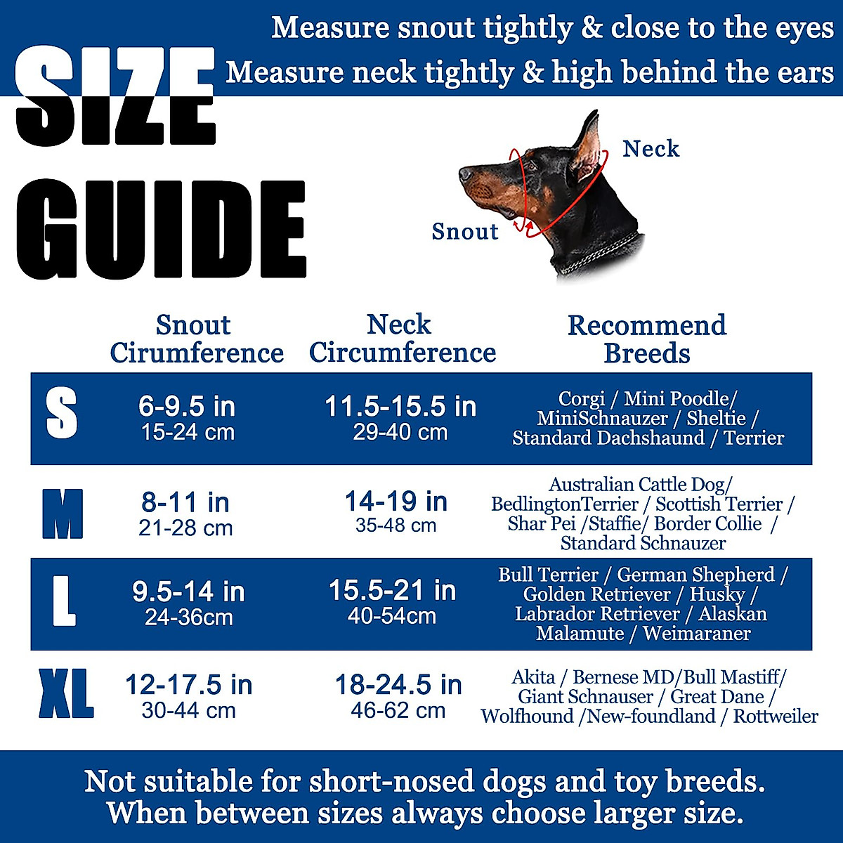 BARKLESS Reflective Head Collar, No Pull Collar for Large Dogs, Anti-Pull Muzzle Leash for Large Sized Breed, Adjustable Soft Dog Halter, Nose Leash for Easy Control on Walks