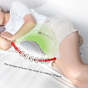 siktorrwd BBL Sleeping Pillow-BBL Recovery Pillow for Bed/Chair,Cotton BBL Post Surgery Supplies Butt Lift Pillow After Surgery for Back Pain Relief,for Sleeping on Stomach and Side