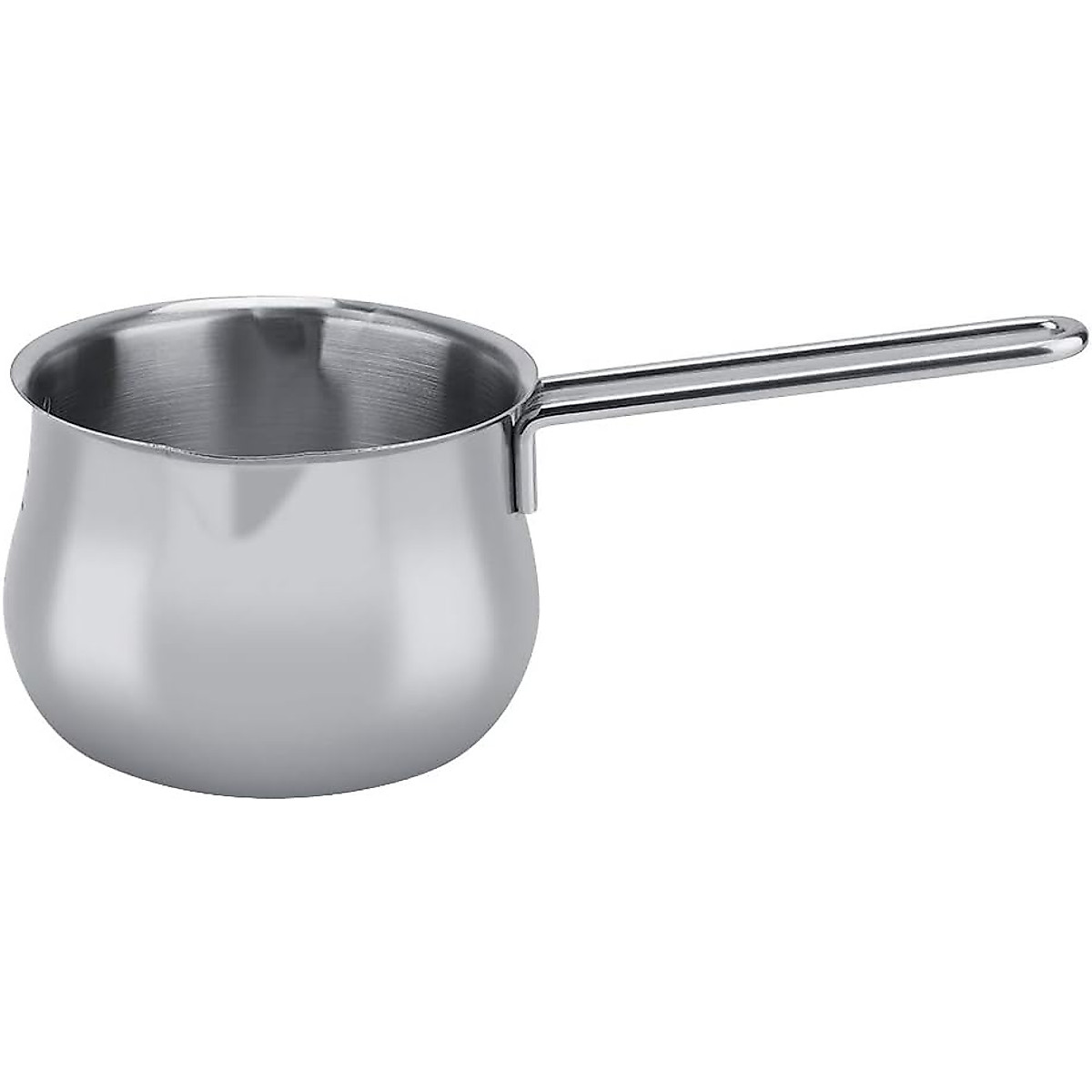 Haofy Stainless Steel Milk Pot, Butter Cheese Chocolate Melting Pot, Coffee Warming Pot with Dual Pour Spout, Small Saucepan, Kitchen Cooking Baking Pot for Melting Chocolate Butter