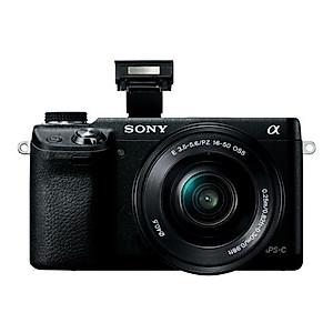 Sony NEX-6L/B Mirrorless Digital Camera with 16-50mm Power Zoom Lens and 3-Inch LED (Black) (OLD MODEL)