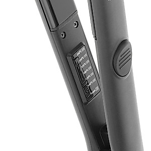 GAMMA+ Keratin Glory Hair Straightening Iron 6 Heat Settings Black