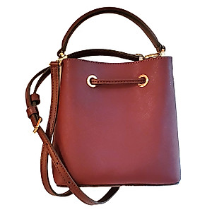 Michael Kors Suri Small Bucket Crossbody Bag Merlot