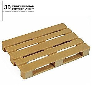 3D BEST Q Real Wood PLA 1.75mm 3D Printer Filament, Dimensional Accuracy +/- 0.03 mm, 1KG Spool, 30% Real Wood-infill (Wood)