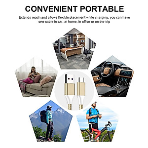 USB C Cable,3/3/6/6/10FT 5pack Charging Cable USB C 3.1A Fast Charging Cable Nylon Long USB Type C Cable for Samsung Galaxy S22 Ultra S21 S20 S10 S9 S8 Plus,Redmi,Sony Google Pixel