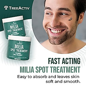 Treeactiv Overnight Milia Spot Treatment 0.5oz, Improves Milia Overnight, Effectively Treat Milia Blemishes in 2 Weeks, Natural Milia Treatment, 120+ Uses