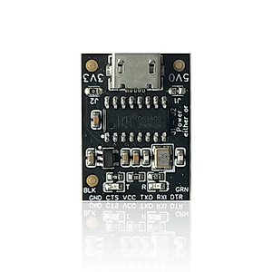 Treedix USB to TTL Converter CH340 Module 3.3V/5.5v Serial Converter Development Tool with Micro USB Adapter for Arduino