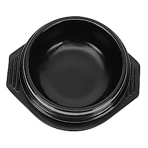 GANAZONO Korean Miso Soup Pot Soup Pot with Lid Induction Stock Pot Korean Stone Pot 1 Set Induction Stew Pot Soup Stew Pot Soup Cookware Ceramic Kitchen Cooking Pot Casserole Pot Crock