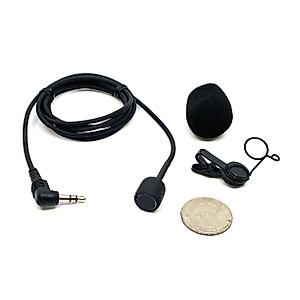 Sound Professionals Ultra-High Sensitivity mic with 39" Cable for Court Reporters for Writers, Computer mic inputs and Digital recorders (Includes Clip and windscreen) - Made in USA