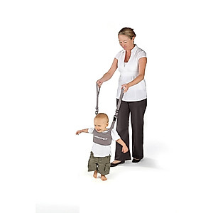 Upspring Baby Walking Wings Learn to Walk Assistant, Gray, Handheld Baby Walker Harness for Babies and Toddlers