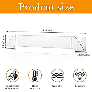 AUAUY 2 Pack Stainless Steel Griddle Spatula Stand, Grill Barbecue Tool Rack Hold Rack Griddle Accessories Holder for Blackstone, Camp Chef, Royal Gourmet, Outdoor Camping Picnic BBQ Essentials