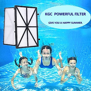 KGC Robotic Pool Cleaner Filters Compatible with Dolphin Nautilus CC Plus, M400 / M500, 4 Packs Filters Ultra Fine Cartridge Filter Panels, Part# 9991432-R4