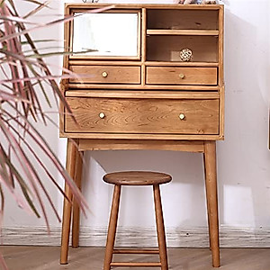 ZHIVIQ Vanity Set with 4 Drawers, Storage Shelf, Bedroom Bathroom Dressing Makeup Table Girls Women