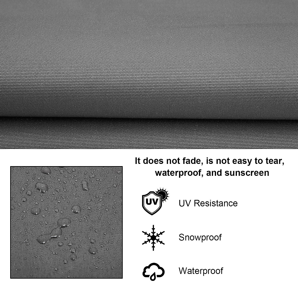 Baizoy Porch Patio Swing Seat Cover Replacement,600D Thickened Oxford Waterproof Swing Replacement,Cushion Protection,Outdoors Covers Seater for Bench,Seats Swings 3-Seat Garden Yard Canvasm Seating