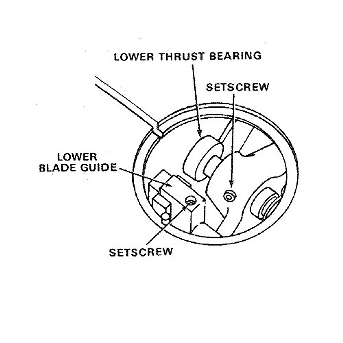 Sears Craftsman 12" Band Saw Sander Blade Thrust Bearings Set of 2, 113.243xxx Series