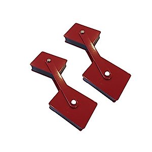 EZ Travel 100 Pound Angle Welding Magnet Holding and Swiveling Welding Magnet (2-Pack)