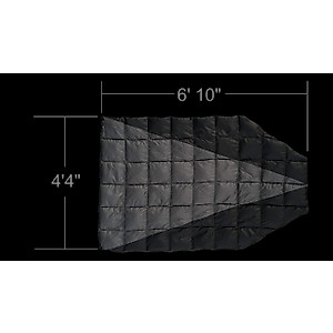 Go Outfitters Stratus Top Quilt | The Ultralight Sleeping Un-Bag & Hammock Camping Top Quilt