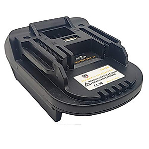 DM18M Battery Adapter for Dewalt 20V Convert to for Makita 18V Lithium BL1830 BL1840 BL1850 14.4V-18V Battery