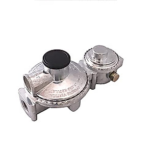 KIBOW Two Stage Propane Regulator 3/8" FNPT Outlet Vertical Mount Style