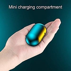 Heave Bluetooth Headphones,IPX7 Waterproof in Ear Stereo Sound Wireless Earbuds Built in Noise Cancelling Mic Earphones for Clear Calls,USB-C Fast Charging,40Hours Standby Time Orange