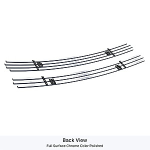 APS Compatible with Chevy Blazer 1998-2005 & S-10 Criss Cross 98-04 Main Stainless Steel Polished Chrome 8X6 Billet Grille Grill Insert C65705A