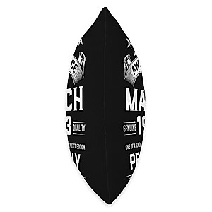 Birthday 365 Totally Awesome Since March 1993 30 Aged 30th Birthday Gifts Throw Pillow, 18x18, Multicolor