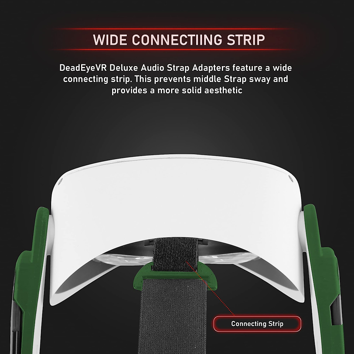 DeadEyeVR Deluxe Audio Strap Adapter for The DAS (Green)