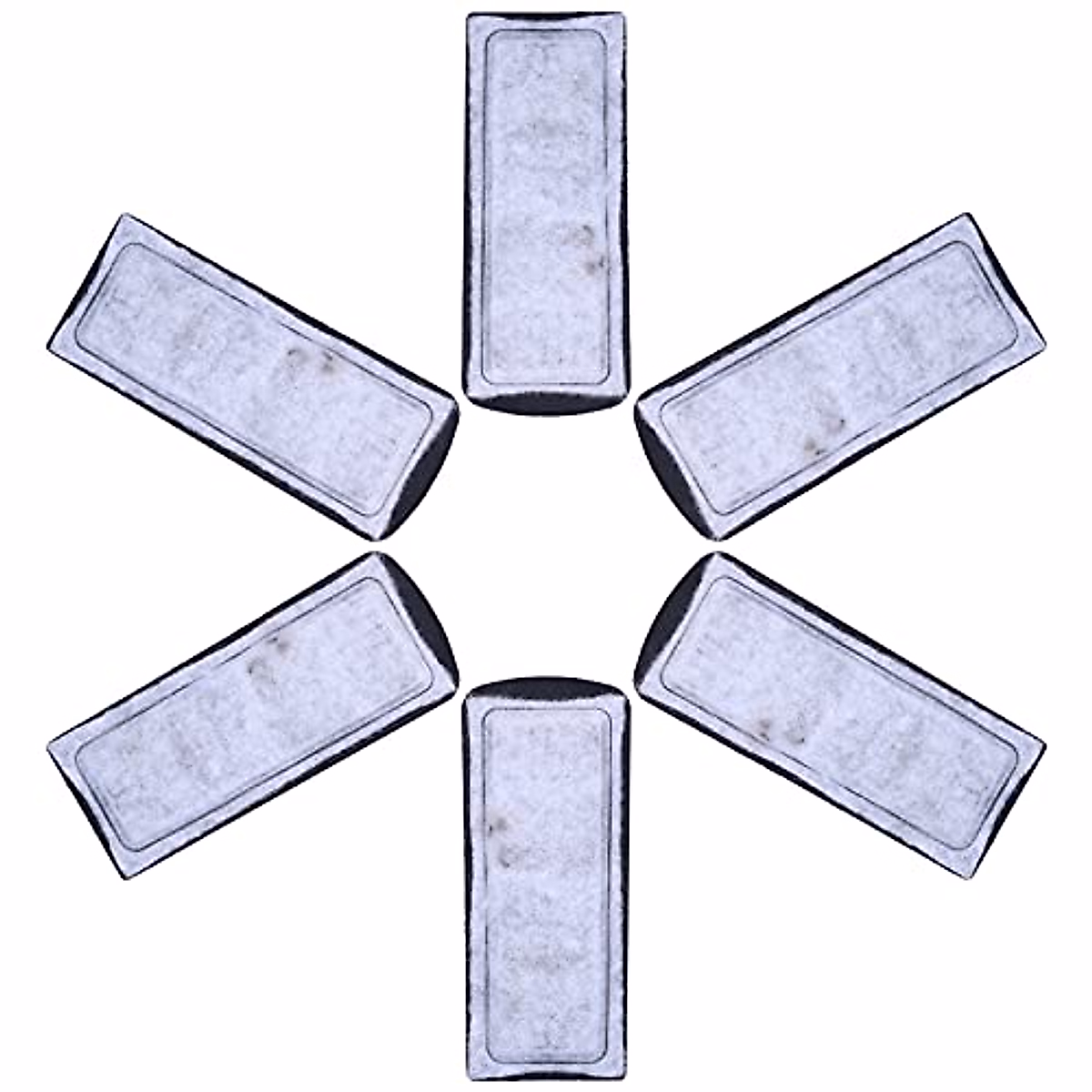 Watris Veiyi Fish Tank Filter Cartridge, 6Pcs Aquarium Filter Cotton Replacement, Wall Mounted Filter Accessory Cartridge Carbon Supplies