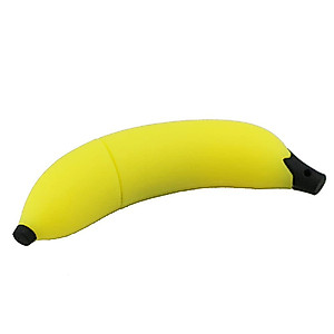 8GB Banana Shape USB Sticks USB 2.0 Flash Drive Thumb Drive USB Drive Memory Stick USB Stick Flash Disk U Disk USB Disk with Chain (Yellow)