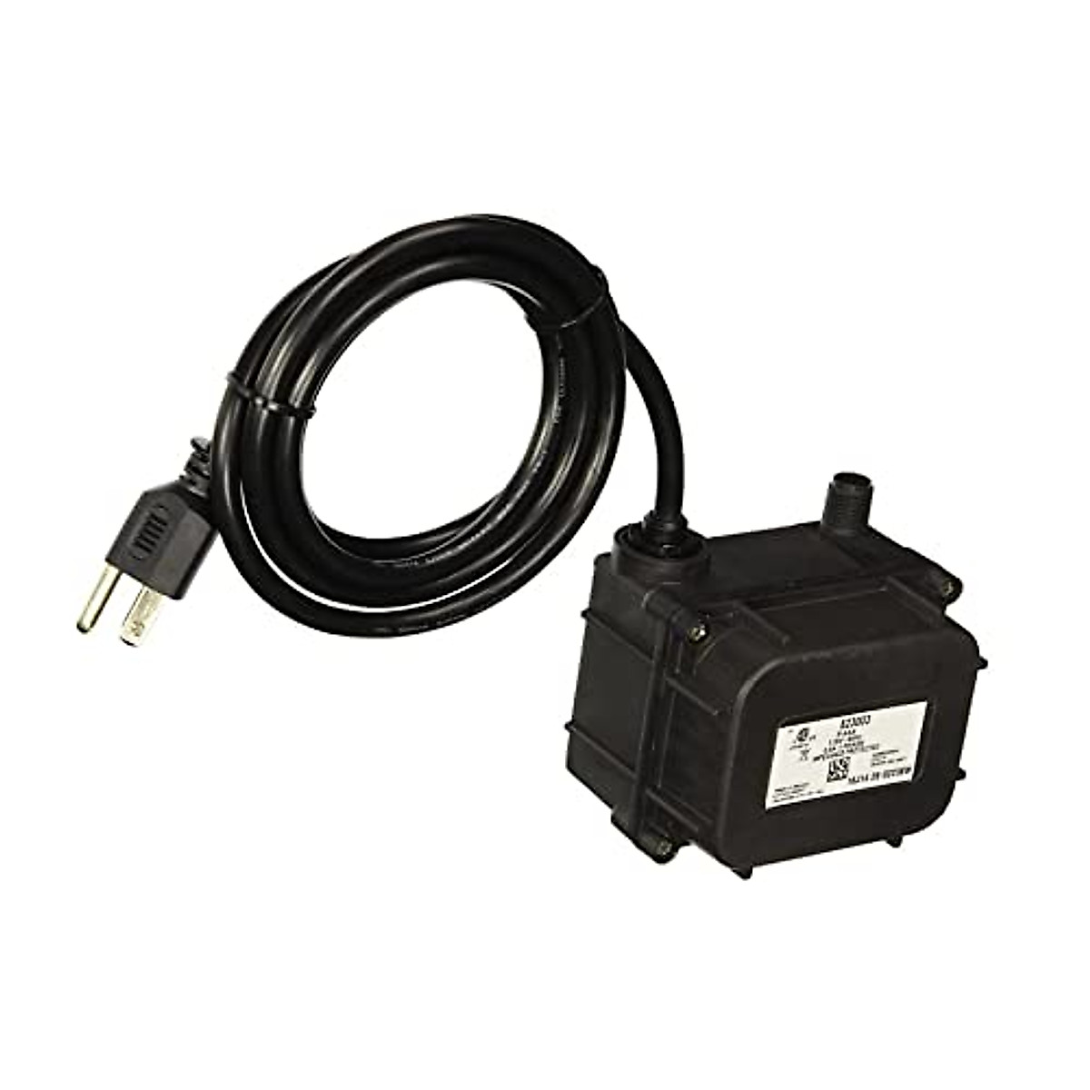 Little Giant P-AAA 115 Volt, 1/160 HP, 120 GPH Manual Submersible Oil-Filled Fountain/Recirculating Pump, 6-Ft. Cord, Black, 523003