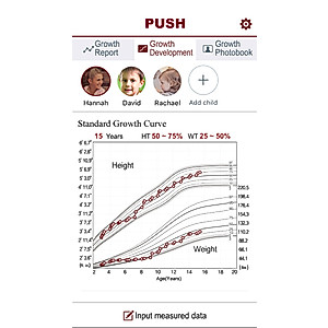 InBody Push Portable Ultrasound Stadiometer - Height Measuring Device for Children and Adults, Track Height Measurement, Room Temperature, and Humidity