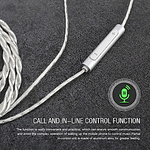 Hidizs MS1-Rainbow in-Ear Monitors Headphones, Hi Res IEMs Earphones with Detachable Cable, Polymer Diaphragm HiFi Bass Noise Cancelling Sports Headphones for Android Smartphones/Audio Players (Red)