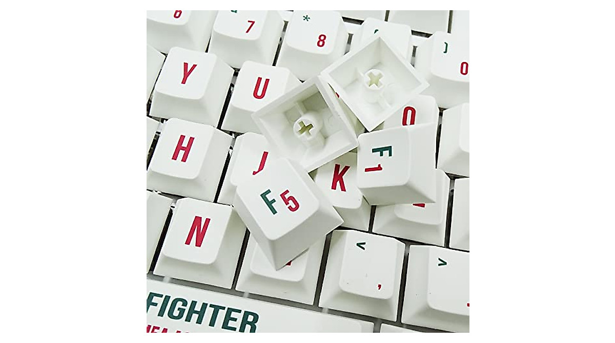 IOAOI Aircraft Keycaps, PBT Keycaps 128 Key Custom Keycap Set with Key ...