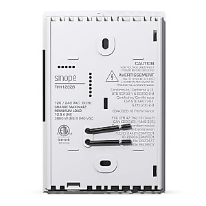 Sinopé Smart Thermostat for Electric Heating TH1123ZB (Compatible with Alexa) 3000 W / 240 V