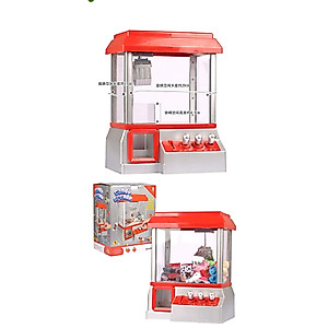 Xiangtat Large Claw Toy Grabber Mini Arcade Machine with Lights & Sounds - Electronic Claw Toy Grabber Machine, Animation, Authentic Arcade Sounds for Exciting Play – with Volume Control Switch