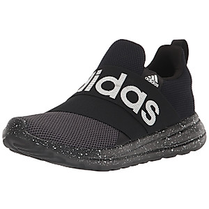 adidas Men's Lite Racer Adapt 6.0 Sneaker, Core Black/Core Black/White, 14