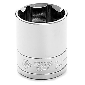 Performance Tool W32224 1/2 Drive 24mm 6Point Socket, 1 Pack