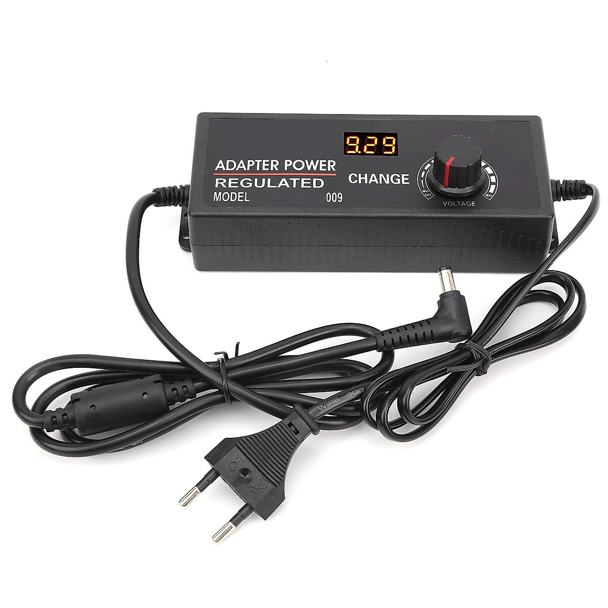 Power Supply Adapter, Power Regulator Adapter Input AC 110-240V Output DC 9‑24V 5A Adjustable Power Switching (US Plug)