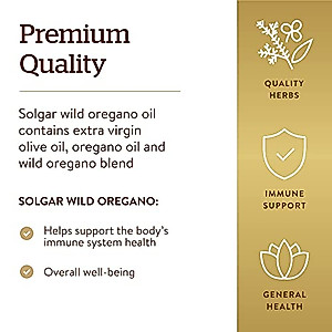 Solgar, Wild Oregano Oil, 60 Softgels
