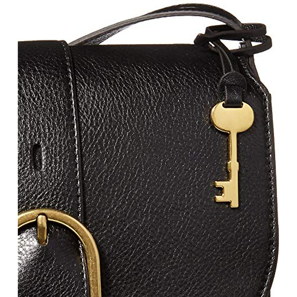 Fossil womens Crossbody, Black, 8.75 L x 3.5 W 7 US