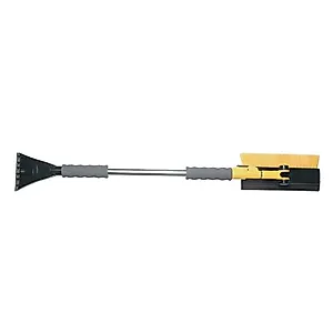 SubZero 80052 52" Extension Quick-Release Handle Ice Scraper and Pivoting Snow Broom (Colors May Vary)