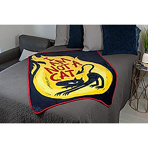 JUST FUNKY Disenchantment Luci The Demon Large Fleece Throw Blanket | Decorative Throw Blanket | Official Disenchantment Collectible Throw Blanket | Measures 60 x 45 Inches