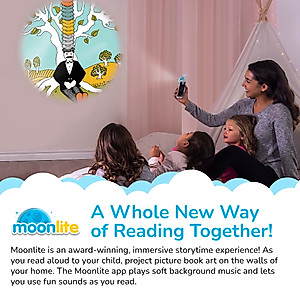 Moonlite Storytime Caps for Sale Storybook Reel, A Magical Way to Read Together, Digital Story for Projector, Fun Sound Effects, Learning Gifts for Kids Ages 1 Year and Up