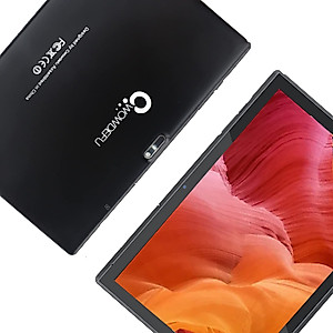 CWOWDEFU Tablet 10 inch with Case Android Tabletas 32GB Touchscreen Tablets 10.1 Inch Ax WiFi 6 Tablet PC (Black)