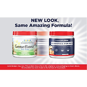 Geneflora Digestive Enzymes and Probiotics for Dogs, Cats, Rabbits and More to Boost Immunity, Relieve Allergies, Reduce Doggy Breath, Reduce Diarrhea and Gas, and Promote Regular Bowel Movements
